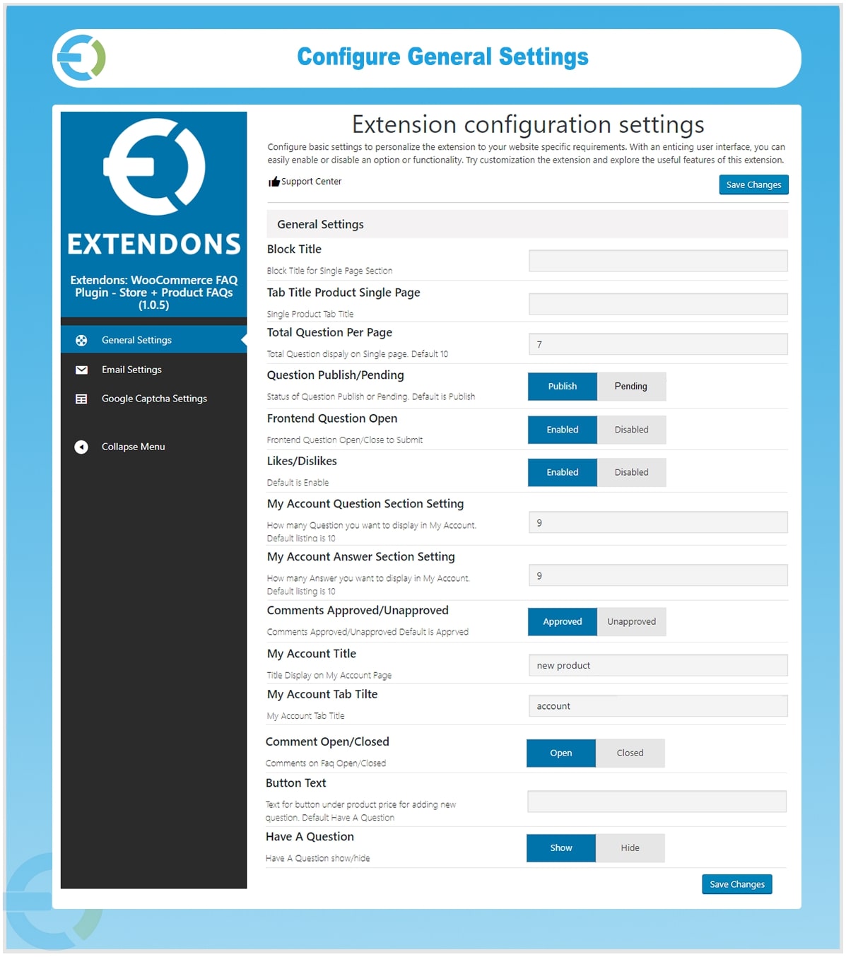 Woocommerce Faq Plugin Product Faq Tab Store Faq Page By Extendons